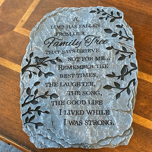 Carson | Accents | Nwt Carson Garden Stone Bereavement Memorial | Poshmark